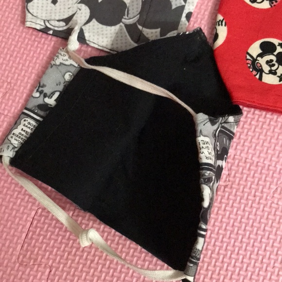 Accessories | Lot Of 3 Disneys Mickey Mouse Adult Face Masks | Poshmark